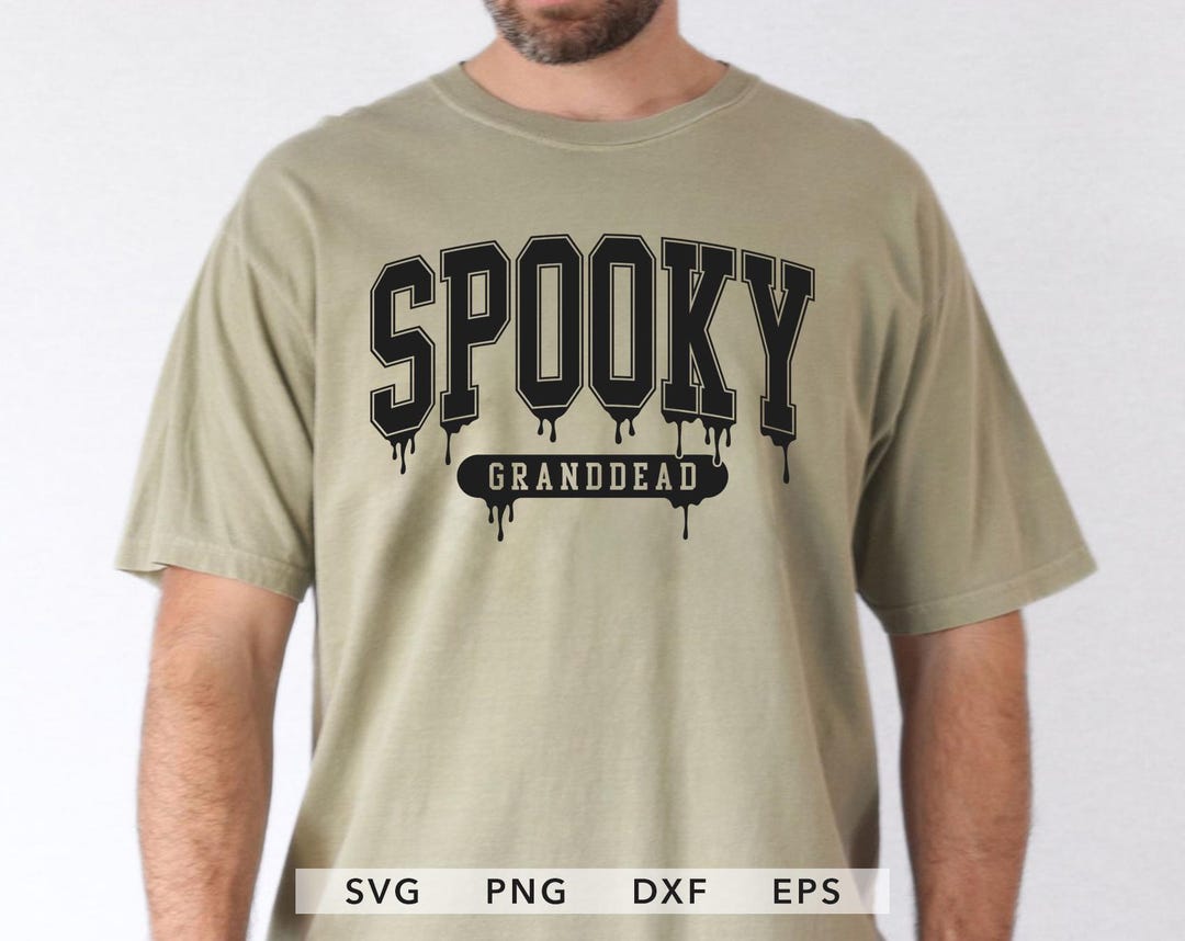 Spooky Granddead SVG, PNG, Dxf, Eps, Scary Halloween Shirt Sublimation ...