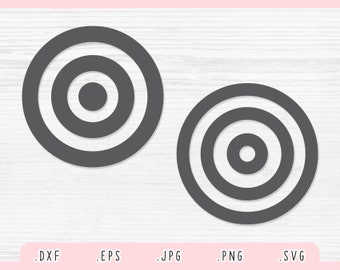 Bullseye Target Svg | Etsy