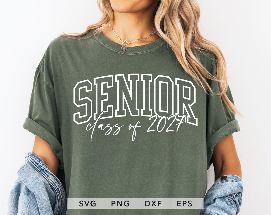 Senior Class of 2027 SVG, Dxf, Png, Eps, Class of 2027 Cut File Cricut ...