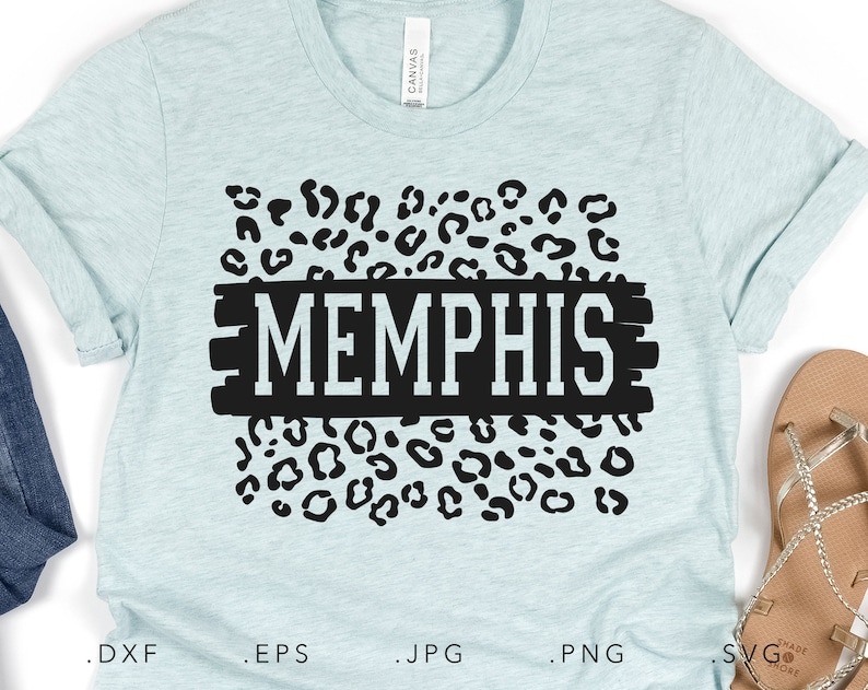 Memphis Leopard Print SVG DXF JPG Png Eps Cricut Silhouette - Etsy
