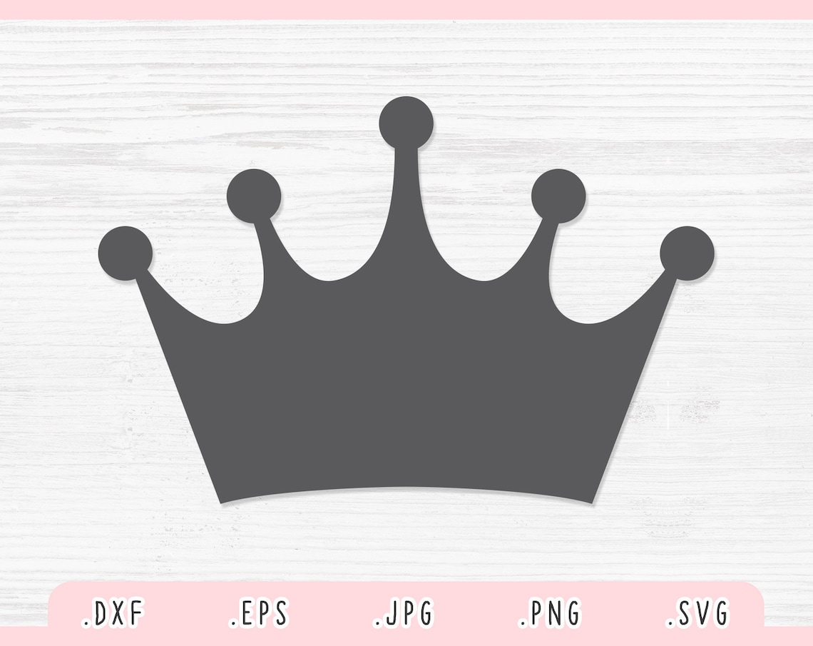Crown SVG Dxf Jpg Png Eps Crown Vector Crown Clipart | Etsy