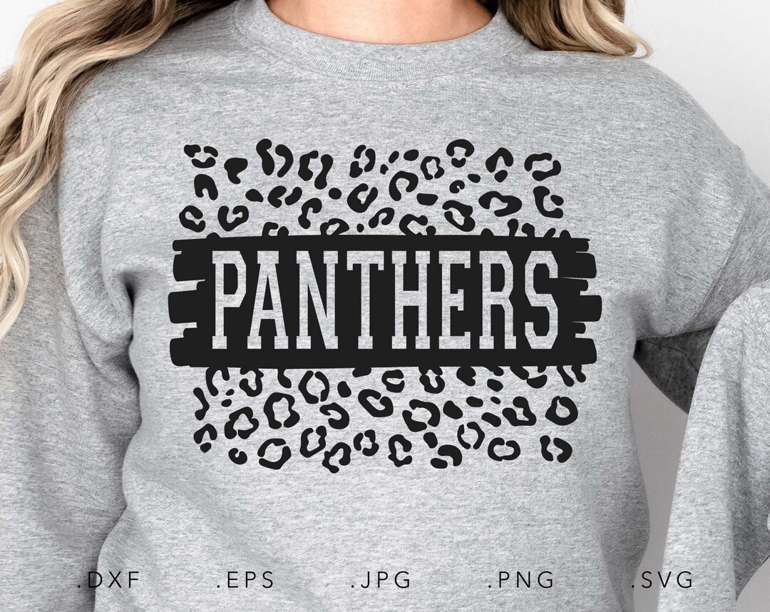 Panthers SVG, PNG ,dxf, Jpg, Eps, Panthers Leopard Print Sublimation ...