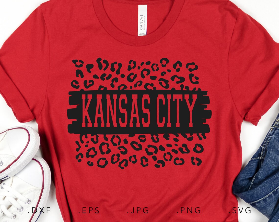 Kansas City Leopard Print SVG DXF JPG Png Eps Cricut - Etsy