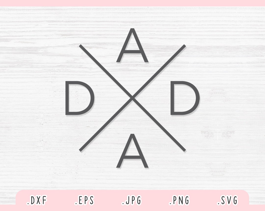 Dada SVG Dxf Jpg Png Eps Dada Cut File Cricut Silhouette - Etsy