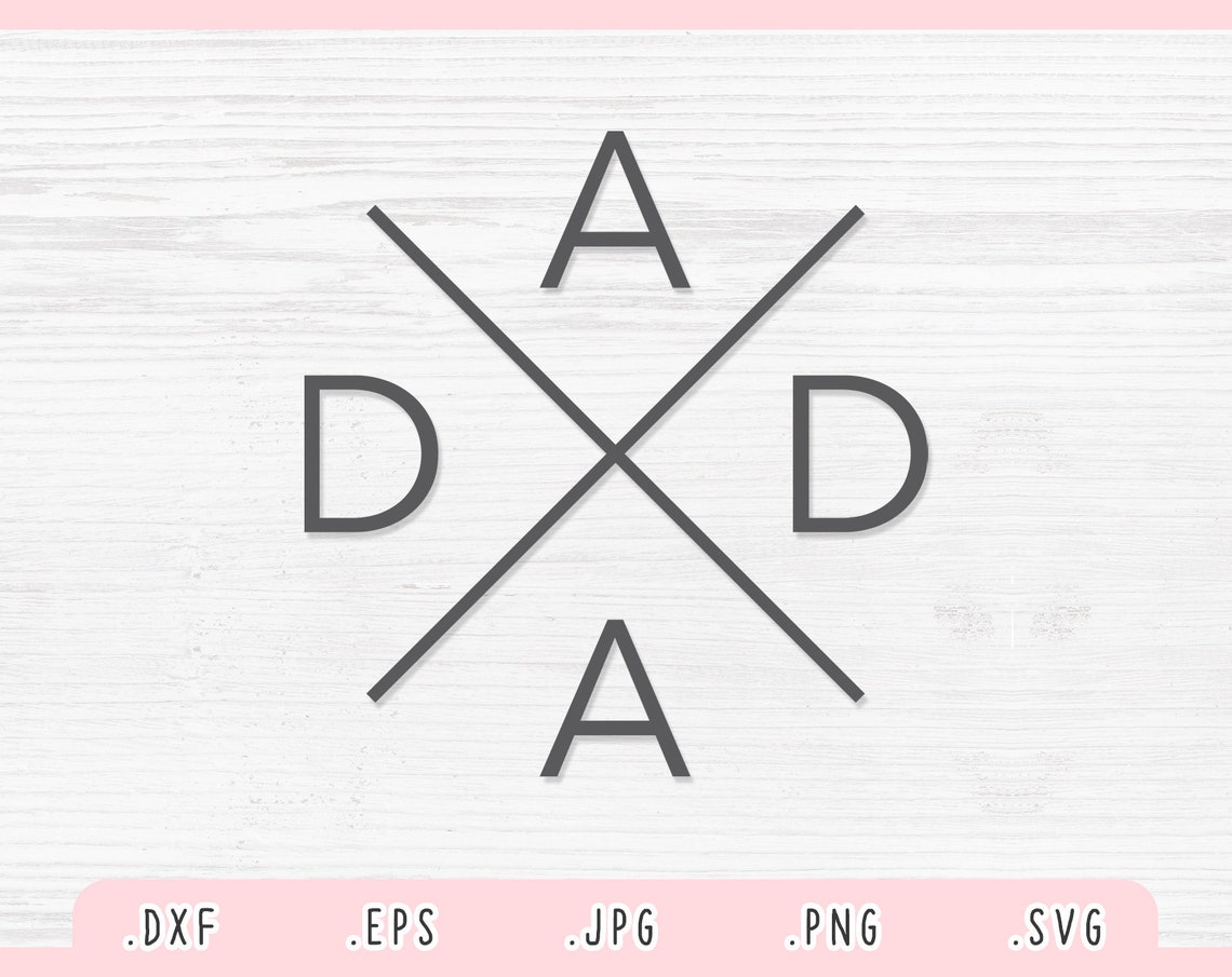 Dada SVG Dxf Jpg Png Eps Dada Cut File Cricut Silhouette - Etsy Singapore