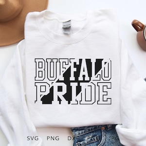 Buffalo Pride SVG, PNG, Dxf, Jpg, Eps, Buffaloes Shirt Sublimation ...