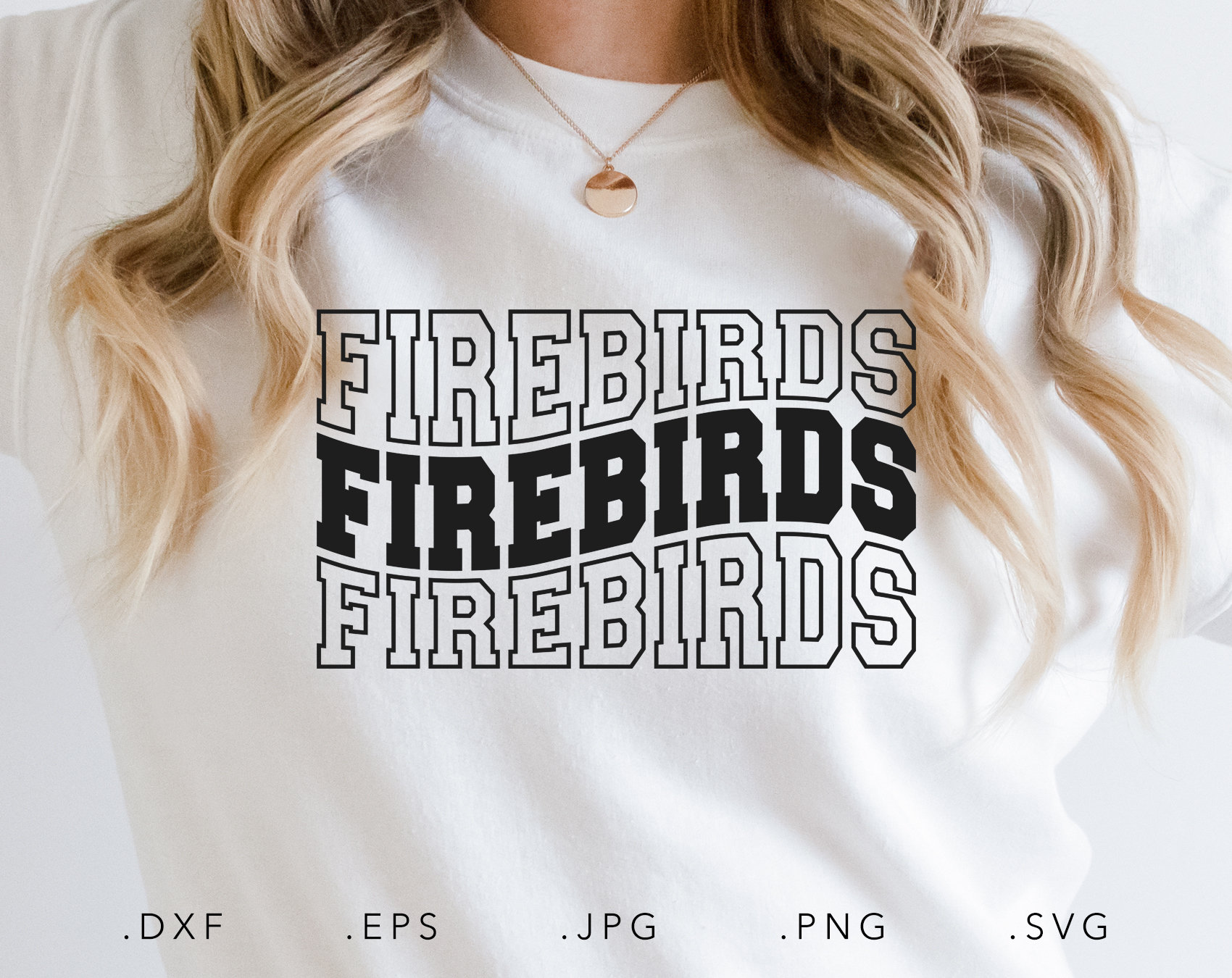 Firebirds Stacked Varsity SVG PNG dxf Jpg Eps Firebirds - Etsy Australia