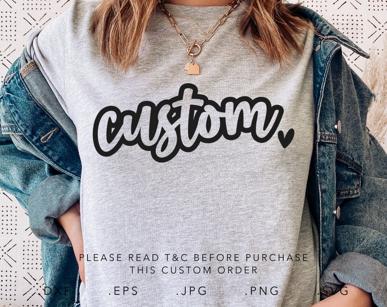 Custom SVG Dxf Jpg Png Eps Custom Name Svg Custom Cut | Etsy