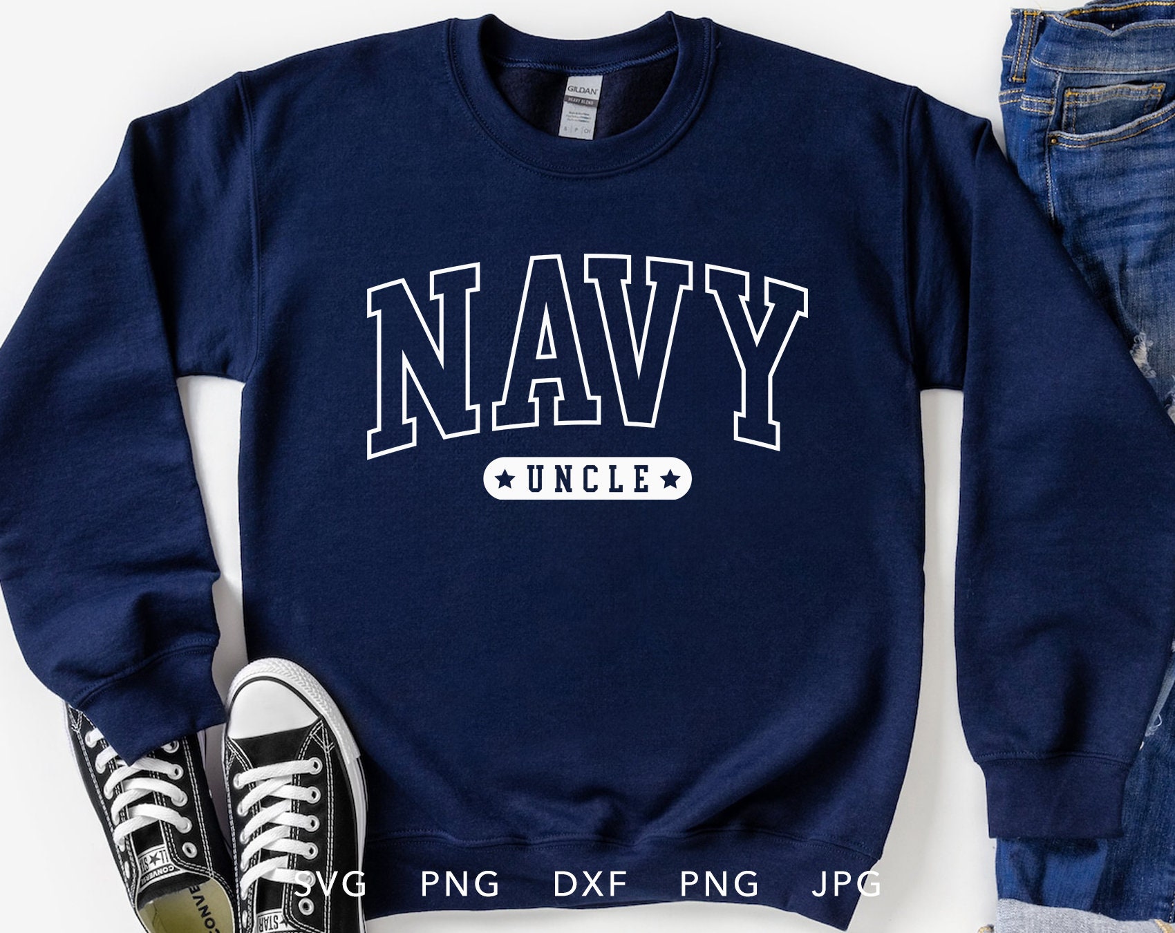 Navy Uncle SVG, PNG, DXF, Jpg, Eps, Trendy Soldier Home Coming ...