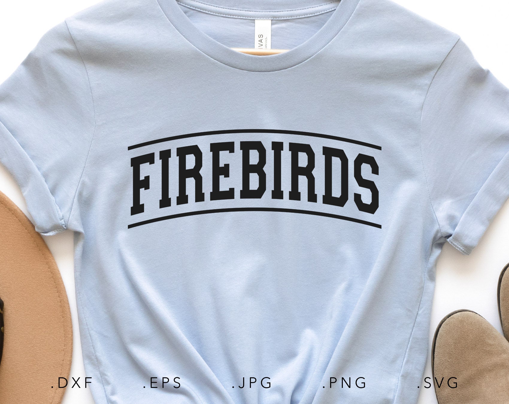 Firebirds Varsity Arched SVG PNG dxf Jpg Eps Firebirds - Etsy