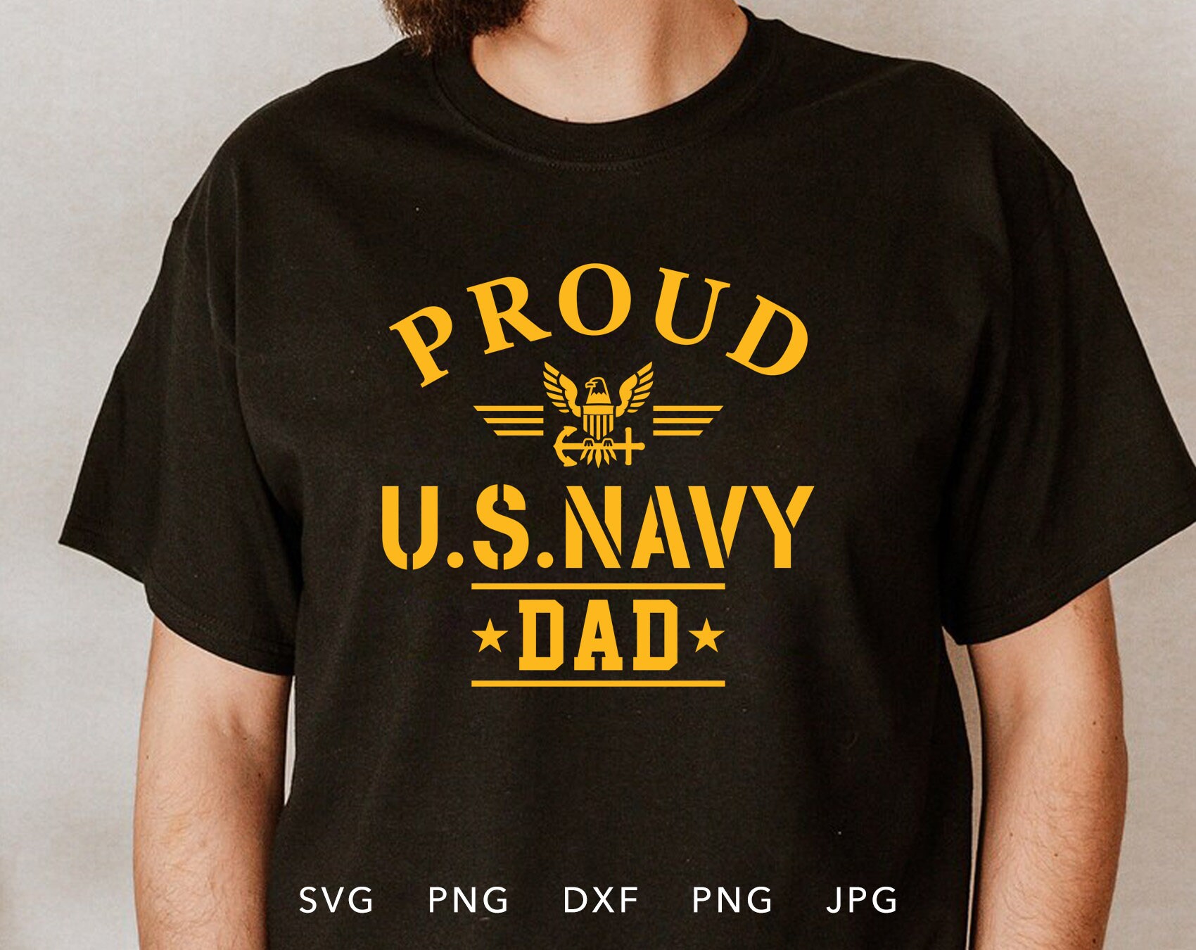 Proud Navy Dad SVG, PNG, DXF, Jpg, Eps, Soldier Home Coming Sublimation ...