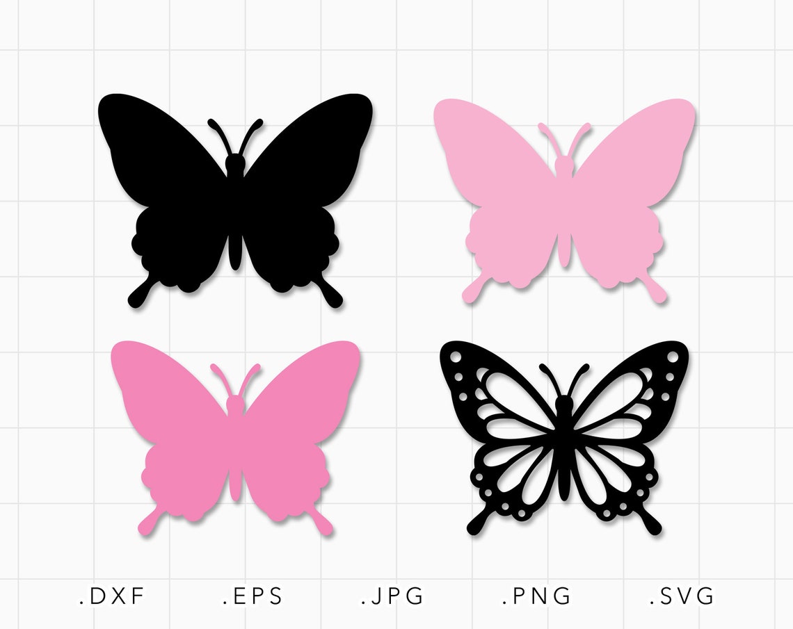 Butterfly SVG Butterfly DXF Eps Stacked Butterfly Svg 3D - Etsy