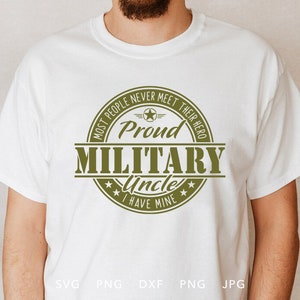 Military Uncle SVG, PNG, DXF, Jpg, Eps, Soldier Homecoming Shirt ...