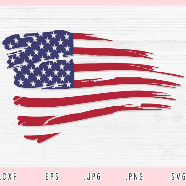 Rustic American Flag - Etsy