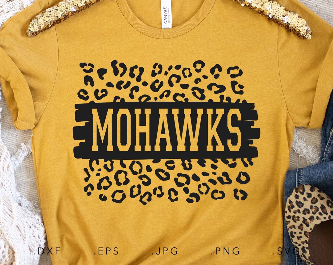 Mohawks SVG, PNG ,dxf, Jpg, Eps, Mohawks Leopard Print Sublimation ...