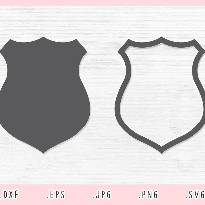 Police Badge Svg - Etsy