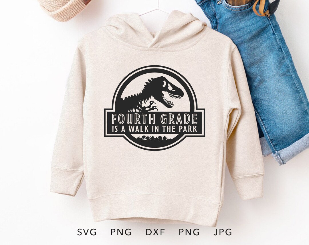 Fourth Grade is A Walk in the Park SVG, PNG, Eps, First Day of School ...