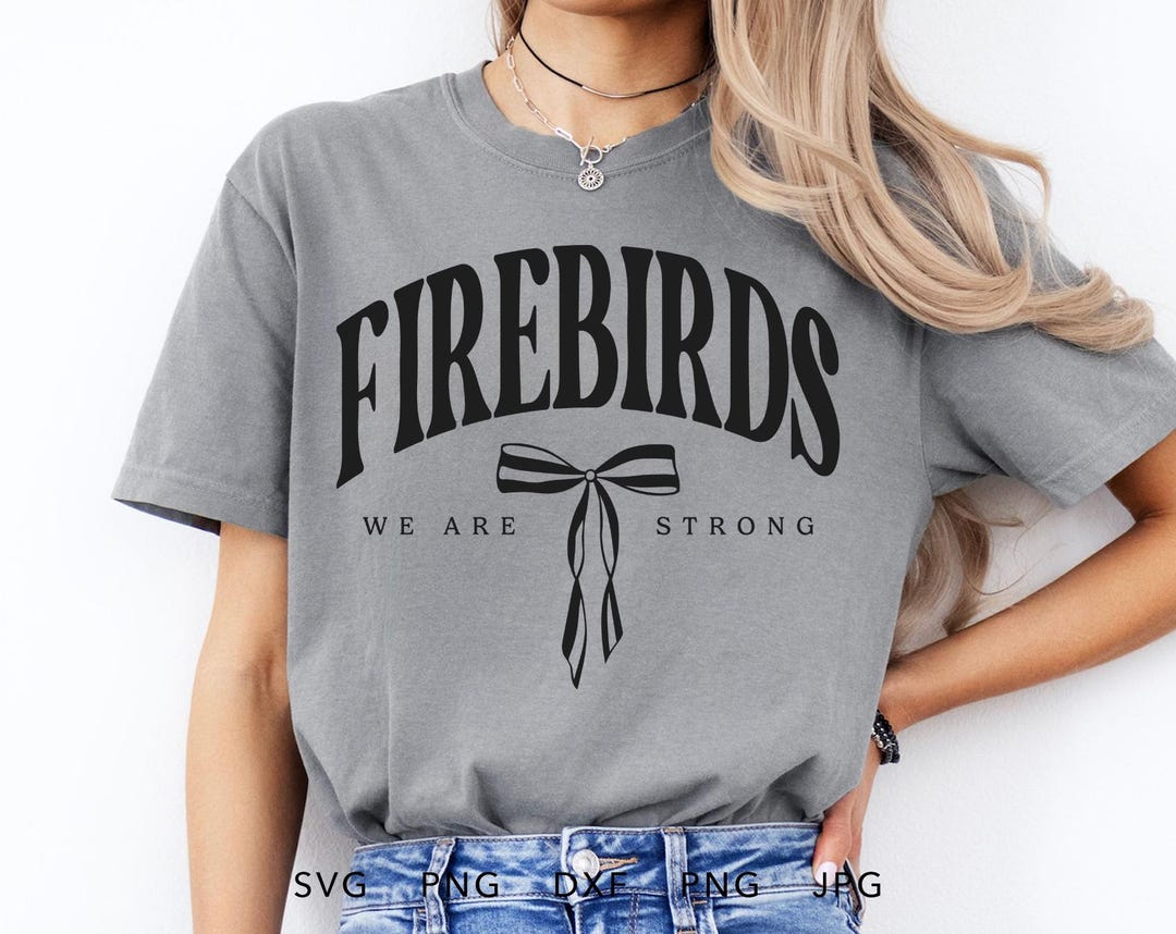 Firebirds Coquette SVG, PNG, Dxf, Jpg, Eps, Trendy Arched Firebirds ...
