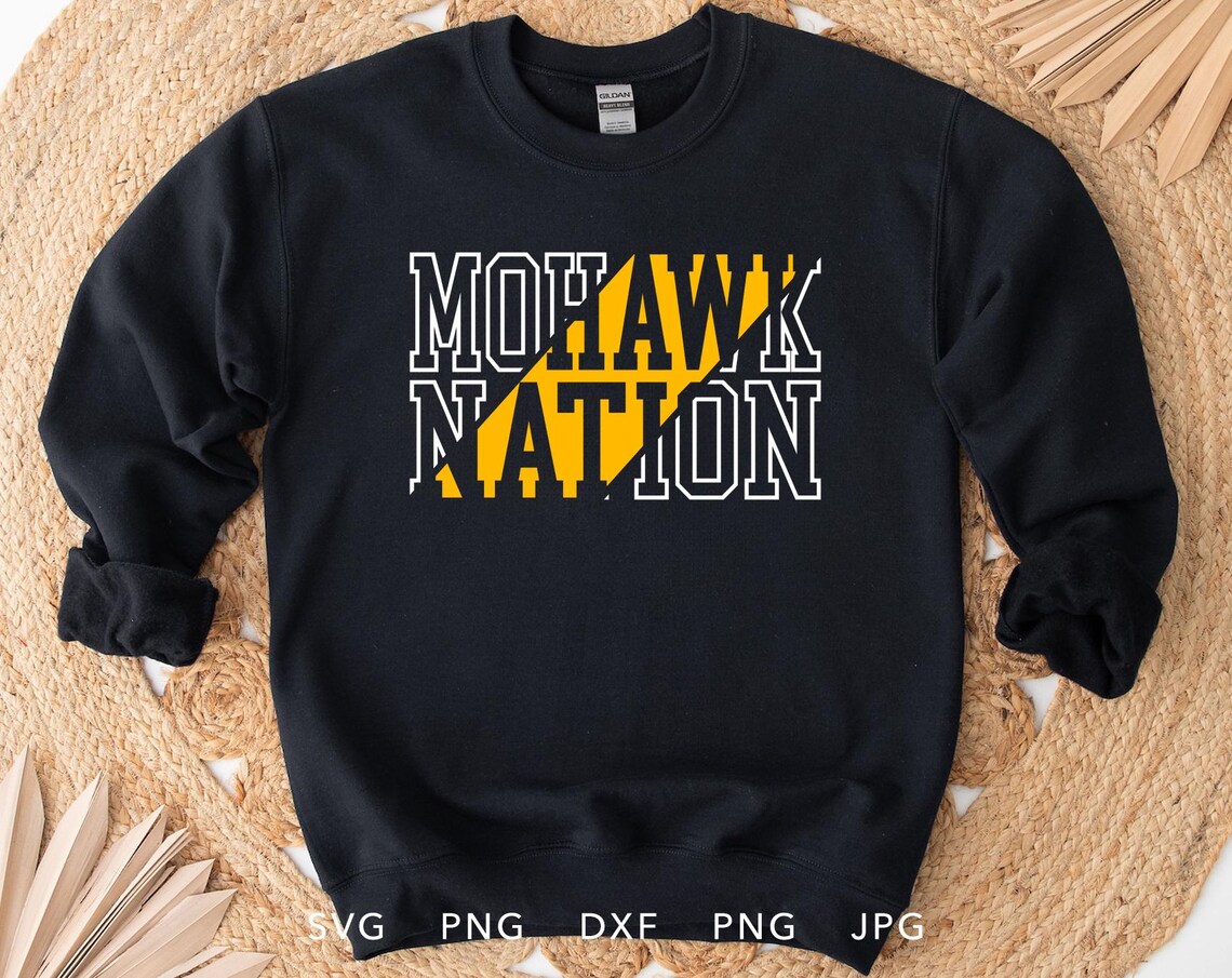 Mohawk Nation SVG, PNG, Dxf, Jpg, Eps, Mohawks Shirt Sublimation ...