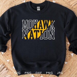 Mohawk Nation SVG, PNG, Dxf, Jpg, Eps, Mohawks Shirt Sublimation ...