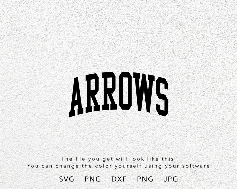 Arrows SVG, PNG ,dxf, Jpg, Eps, Trendy Arrows Arched Varsity Shirt ...