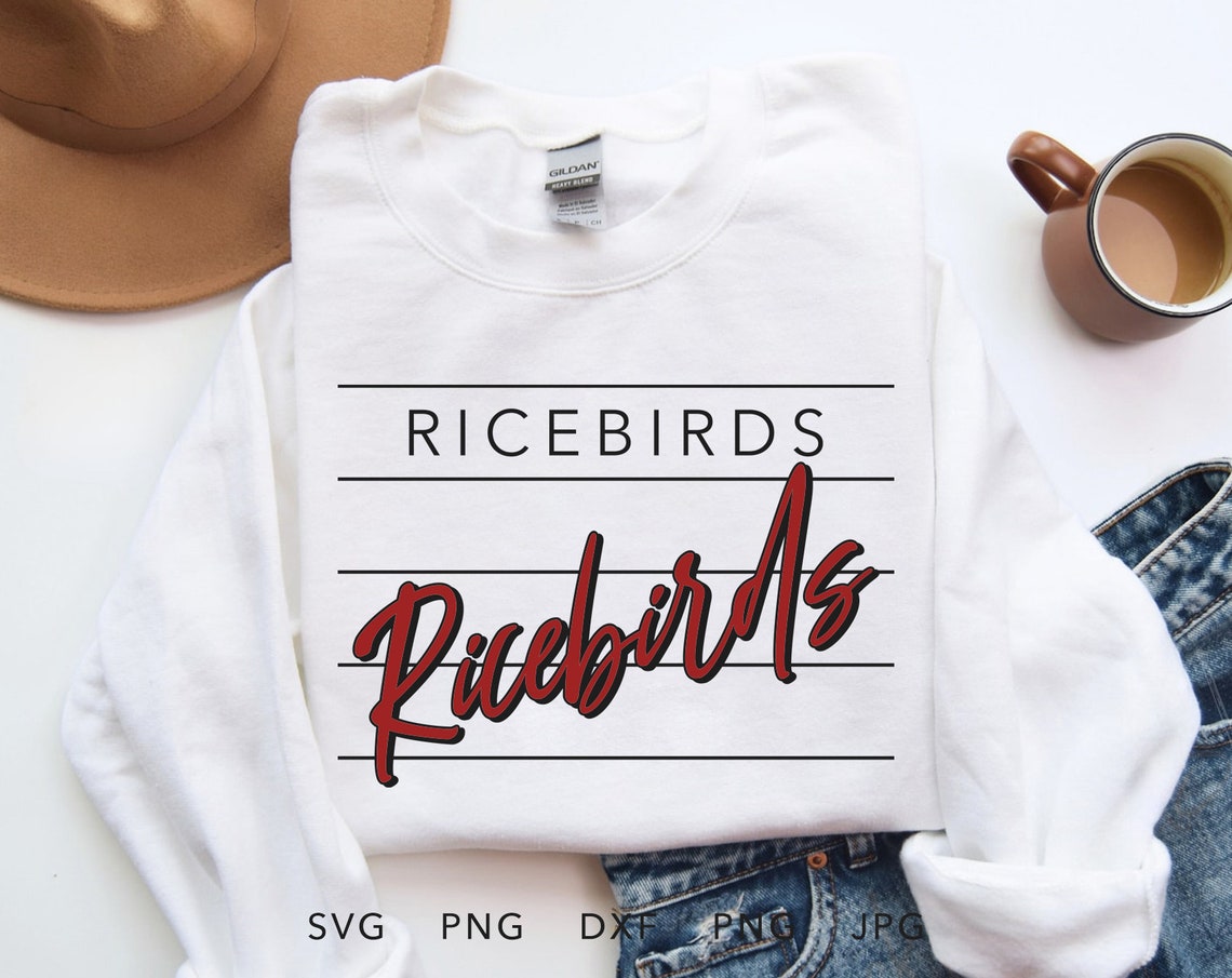Ricebirds SVG, PNG, Dxf, Jpg, Eps, Trendy Ricebirds Sport Shirt ...