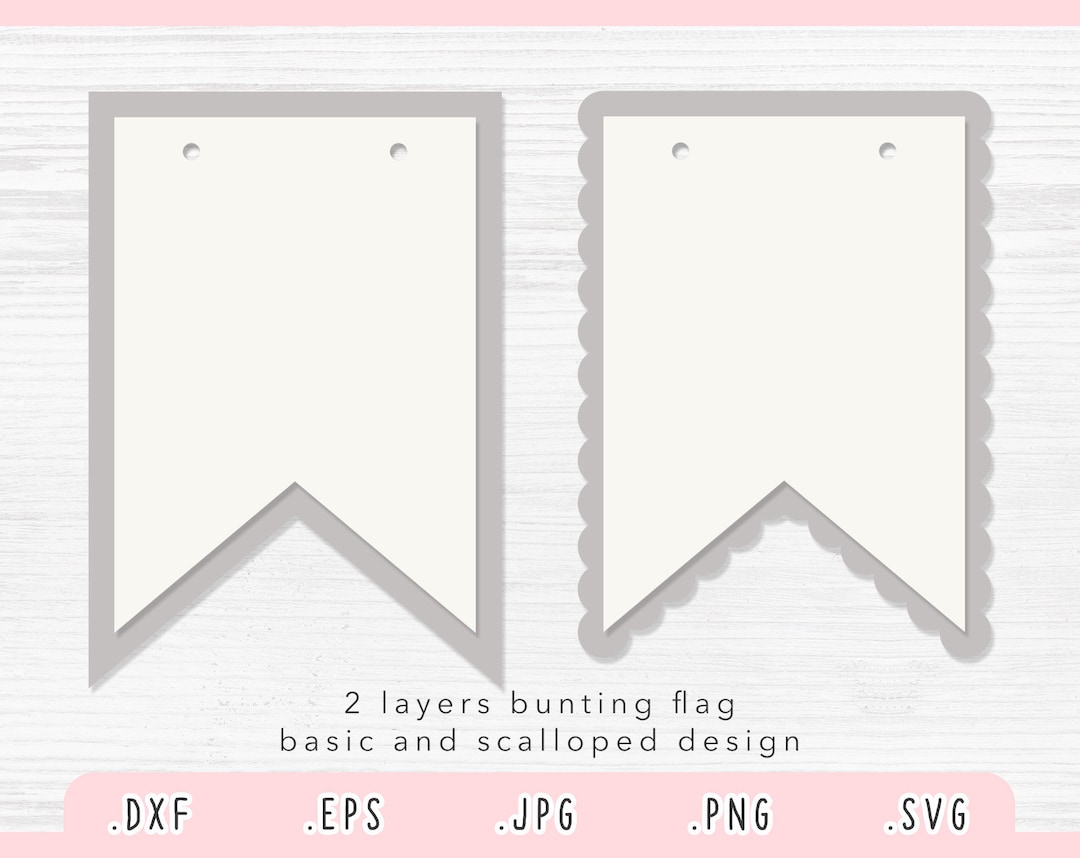 Banners SVG, Pennant Svg, Bunting Flag Svg, Cut File for Cricut and ...