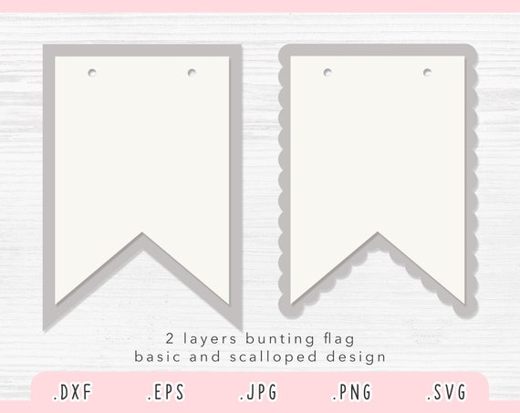 Banners SVG Pennant Svg Bunting Flag Svg Cut File for - Etsy