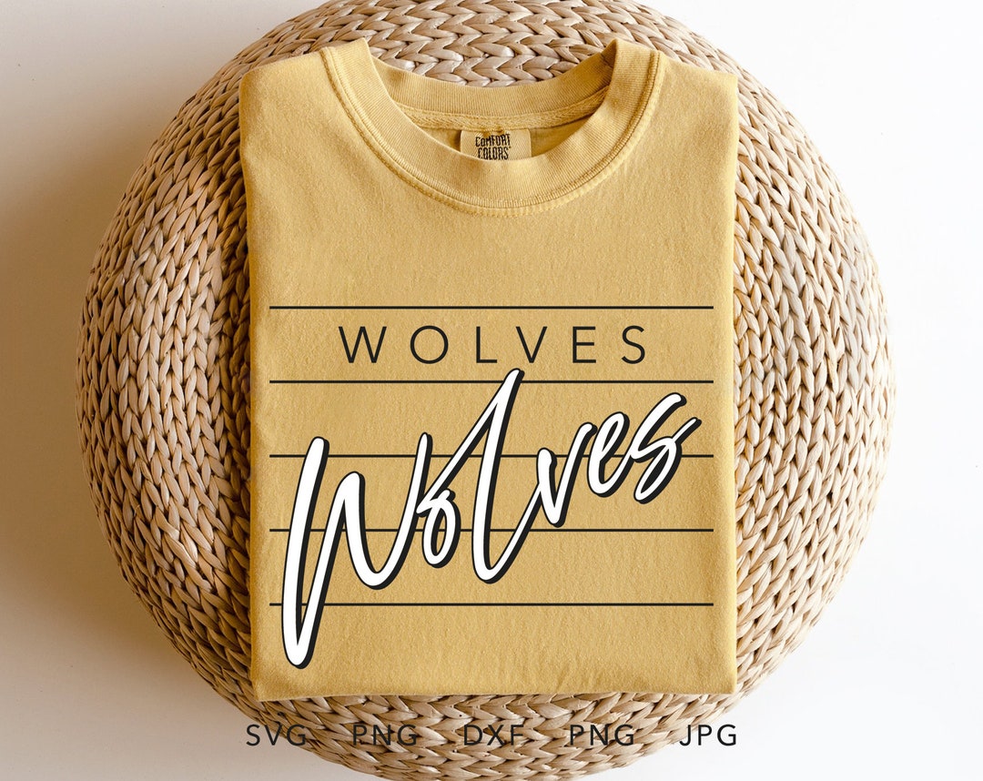 Wolves SVG, PNG, Dxf, Jpg, Eps, Trendy Wolves Sport Shirt Sublimation ...