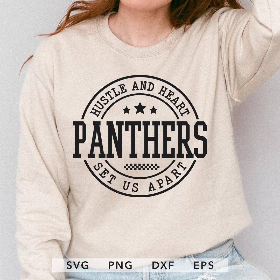 Panthers SVG, PNG, Dxf, Eps, Panthers Team Spirit Shirt Sublimation ...