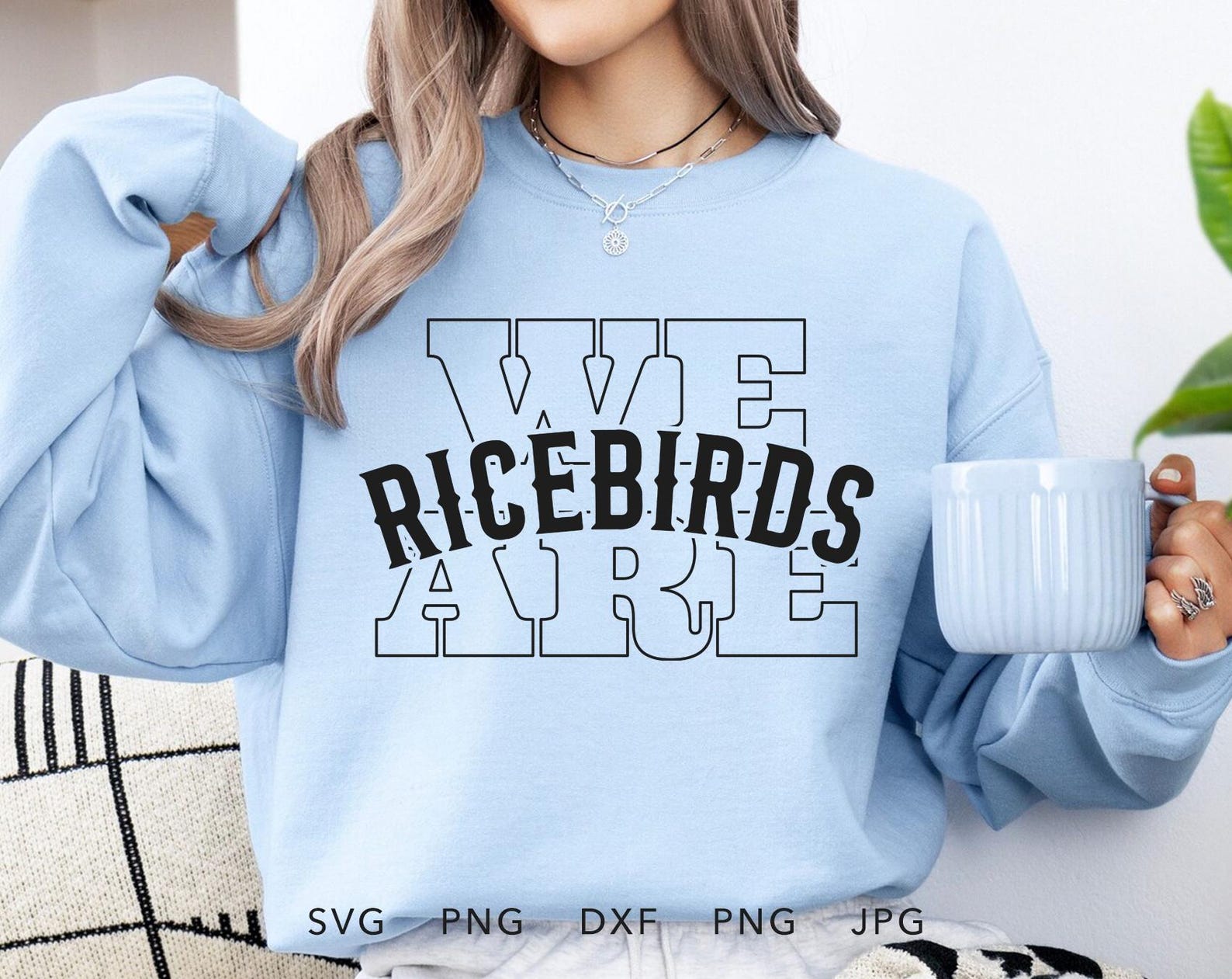 We Are Ricebirds SVG, PNG, Dxf, Jpg, Eps, Vintage Ricebirds Game Day ...