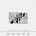Badger Pride SVG, PNG, Dxf, Jpg, Eps, Badgers Shirt Sublimation ...