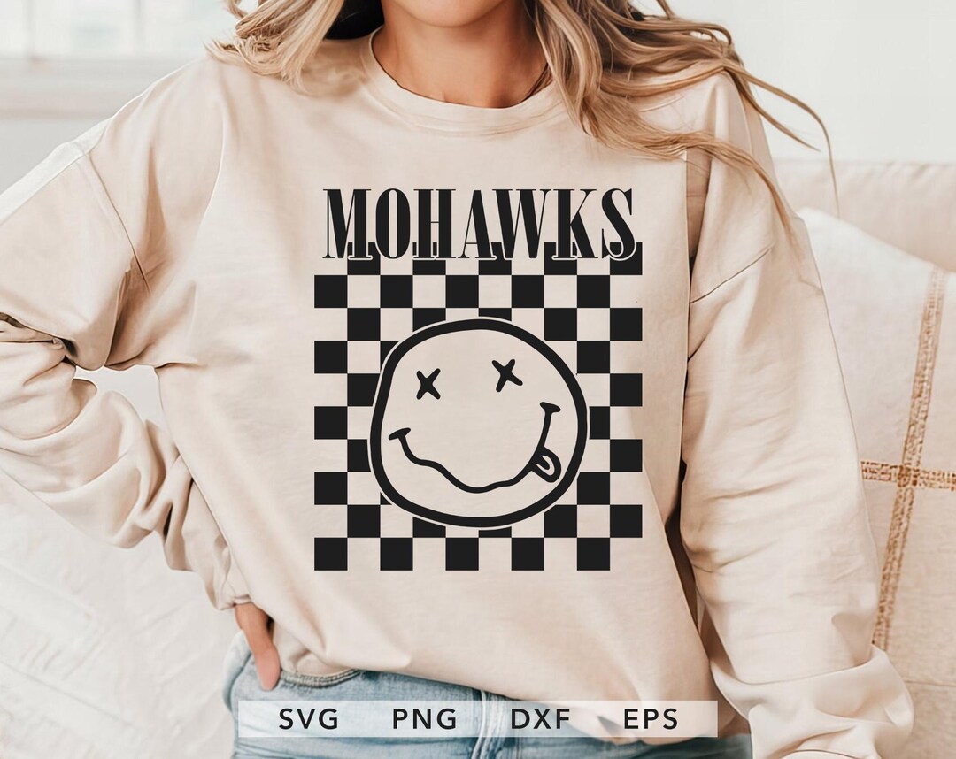 Retro Mohawks SVG, PNG, Dxf, Eps, Mohawks Sport Shirt Sublimation ...
