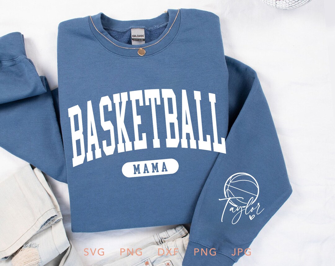 Personalized Basketball Mama SVG, PNG, Eps, Dxf, Jpg, Trendy Basketball ...