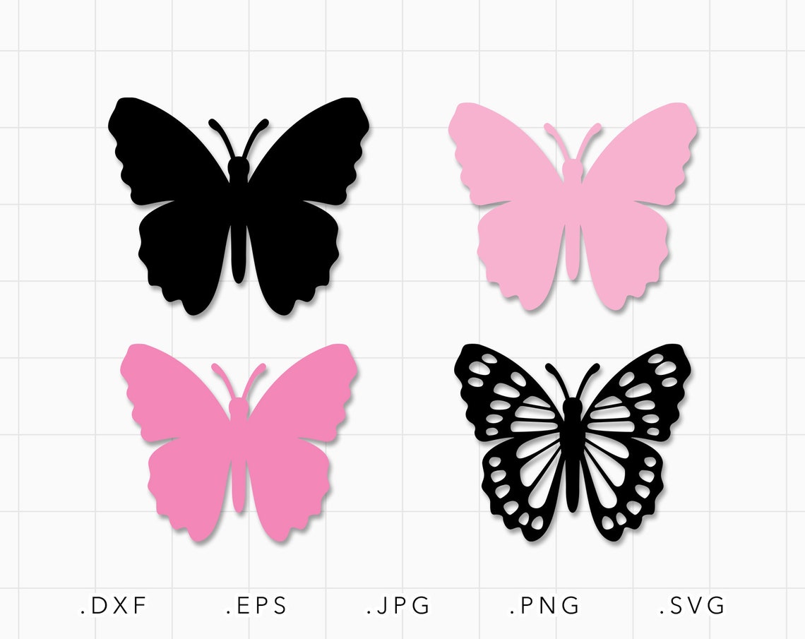 Butterfly SVG Butterfly DXF Eps Stacked Butterfly Svg 3D - Etsy