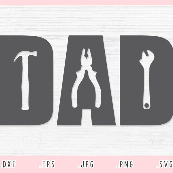 Dad Tools Svg - Etsy