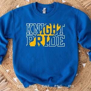 Knight Pride SVG, PNG, Dxf, Jpg, Eps, Knights Shirt Sublimation ...
