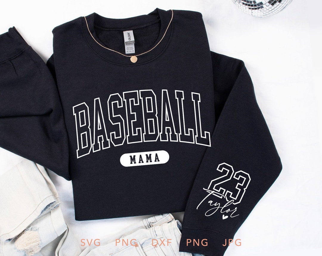 Personalized Baseball Mama SVG, PNG, Eps, Dxf, Jpg, Trendy Baseball ...