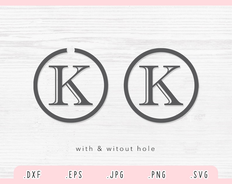 Monogram Keychain SVG Bundle Alphabet Keychain Svg Cricut | Etsy