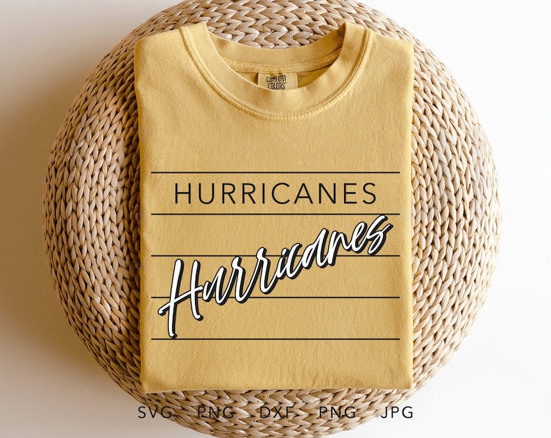 Hurricanes SVG, PNG, Dxf, Jpg, Eps, Trendy Hurricanes Sport Shirt ...