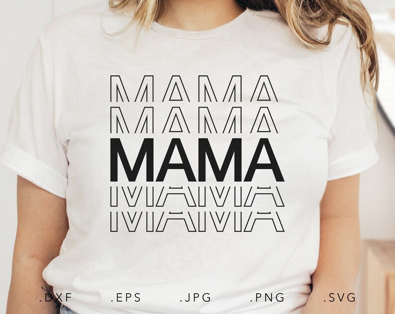 Mama SVG Dxf Jpg Png Eps Mama Cut File Cricut Silhouette - Etsy