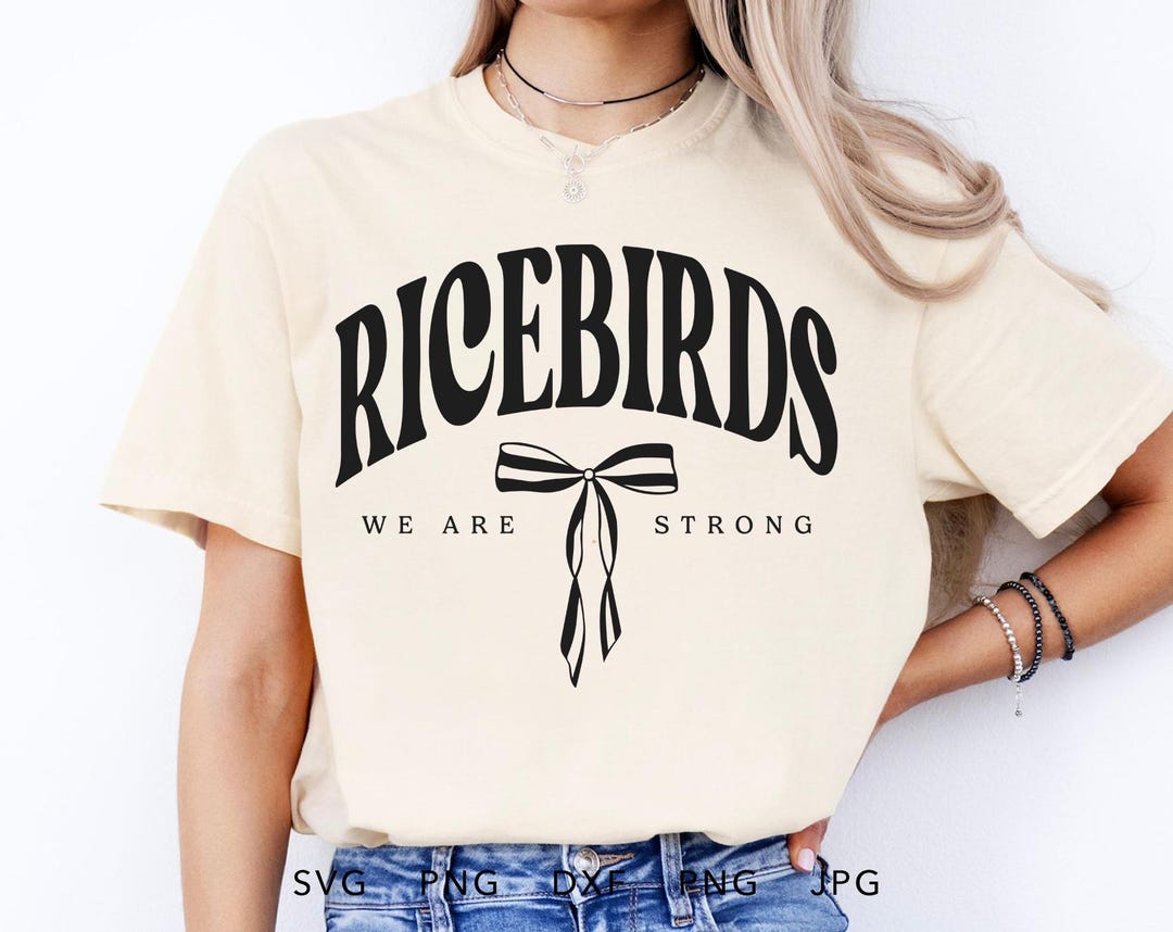 Ricebirds Coquette SVG, PNG, Dxf, Jpg, Eps, Trendy Arched Ricebirds ...