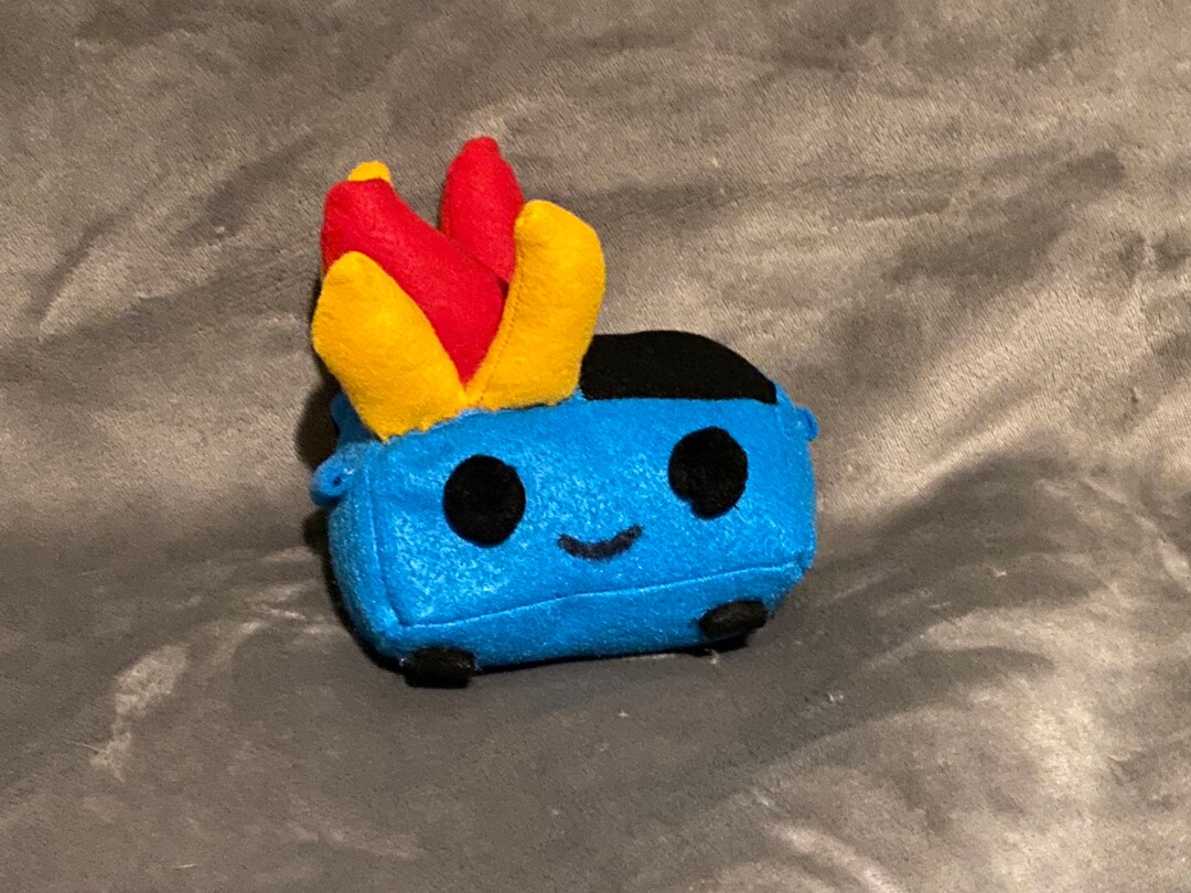 Dumpy Dumpster Fire Felt Plushie - Etsy