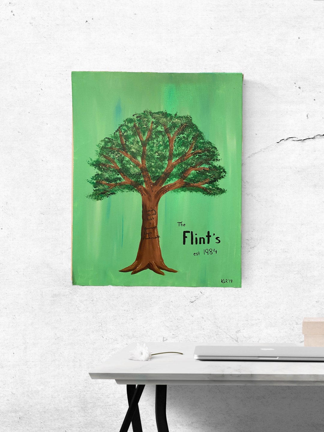 Family Tree Canvas Painting (portrait) - Etsy