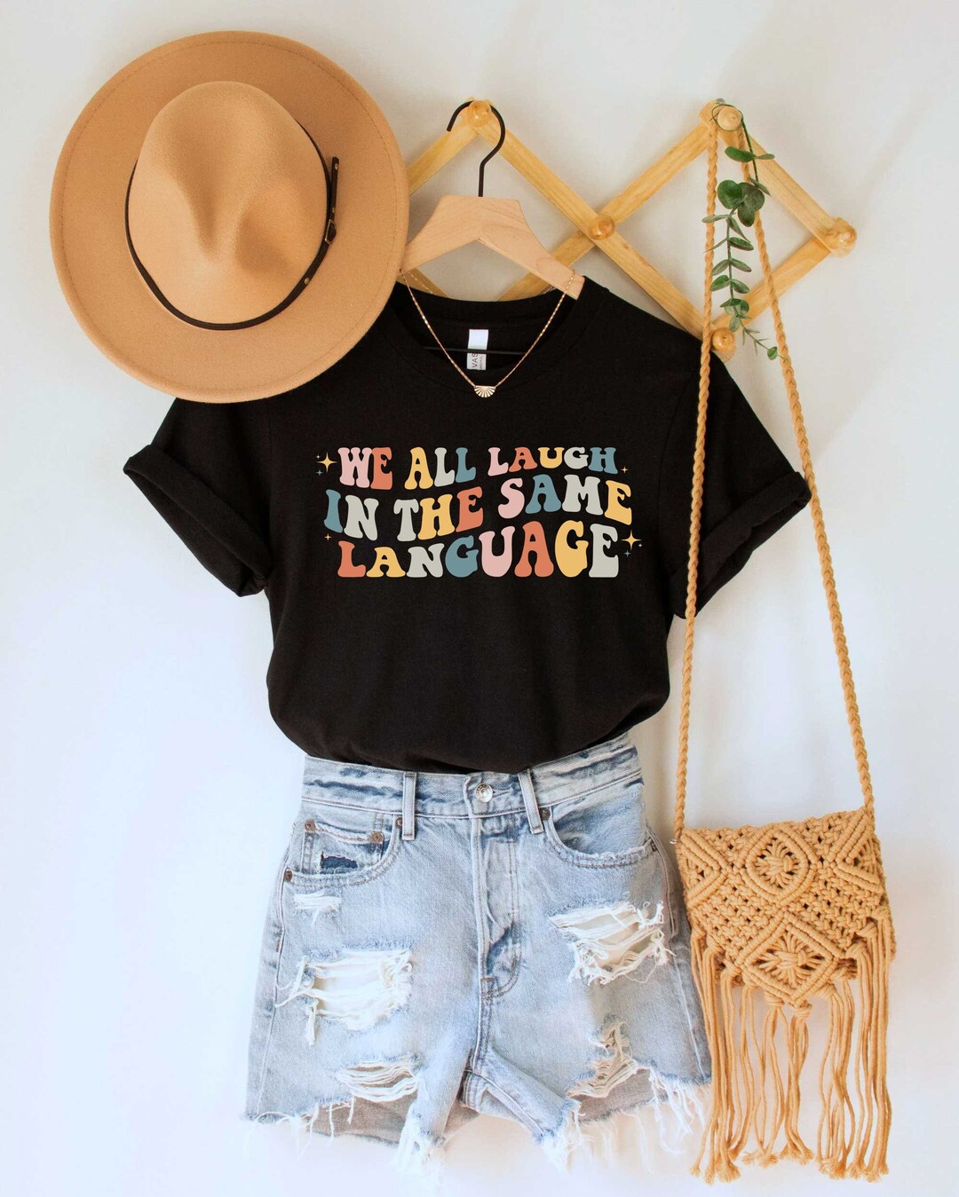 ESL Teacher Shirt, We All Laugh in the Same Language, English Teacher ...