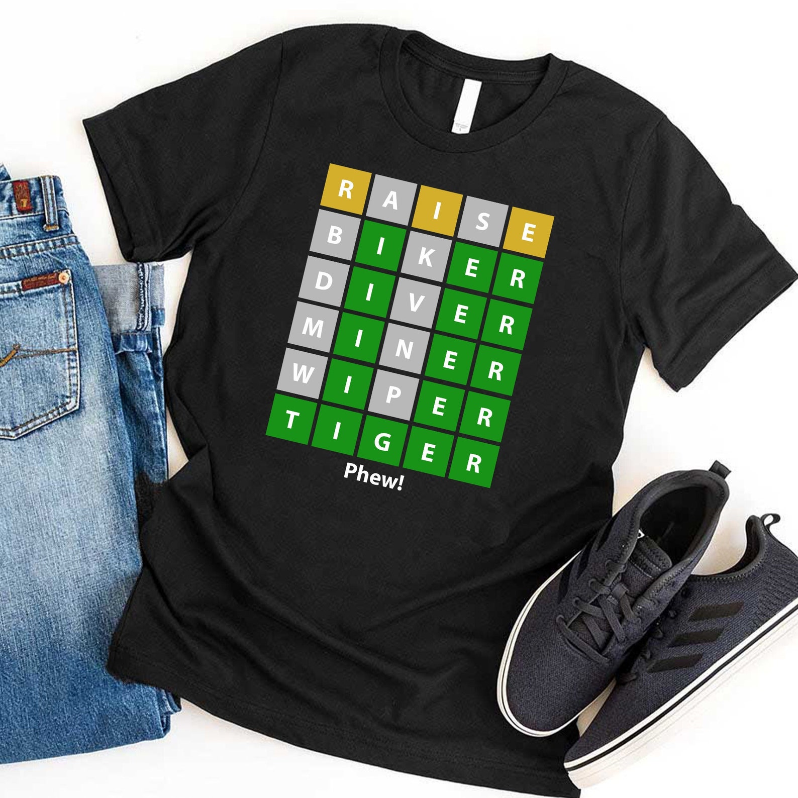 Wordle Phew Funny Gift Shirt Wordle Tee Wordle Sarcastic - Etsy