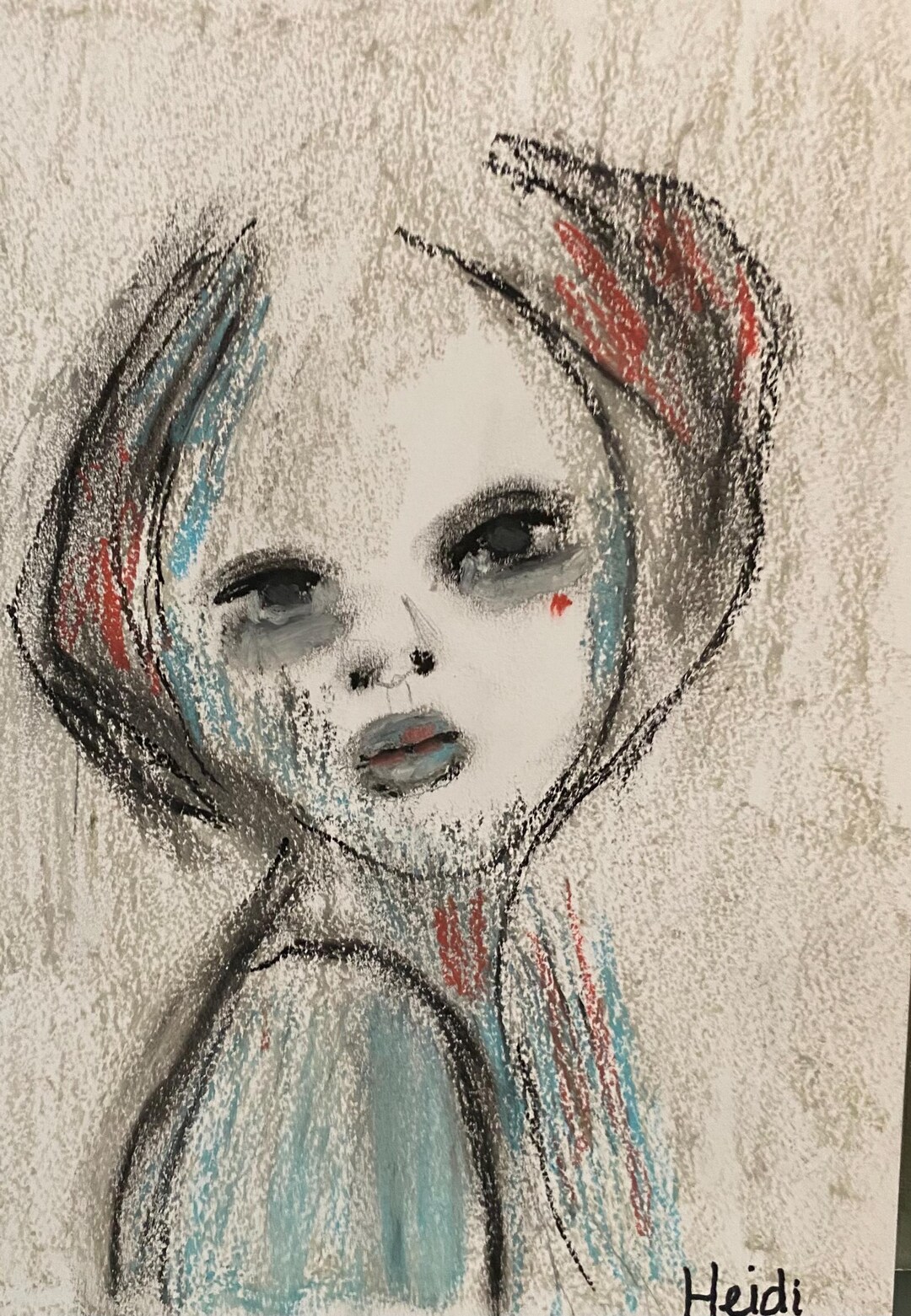 Original Drawing of Girl. - Etsy