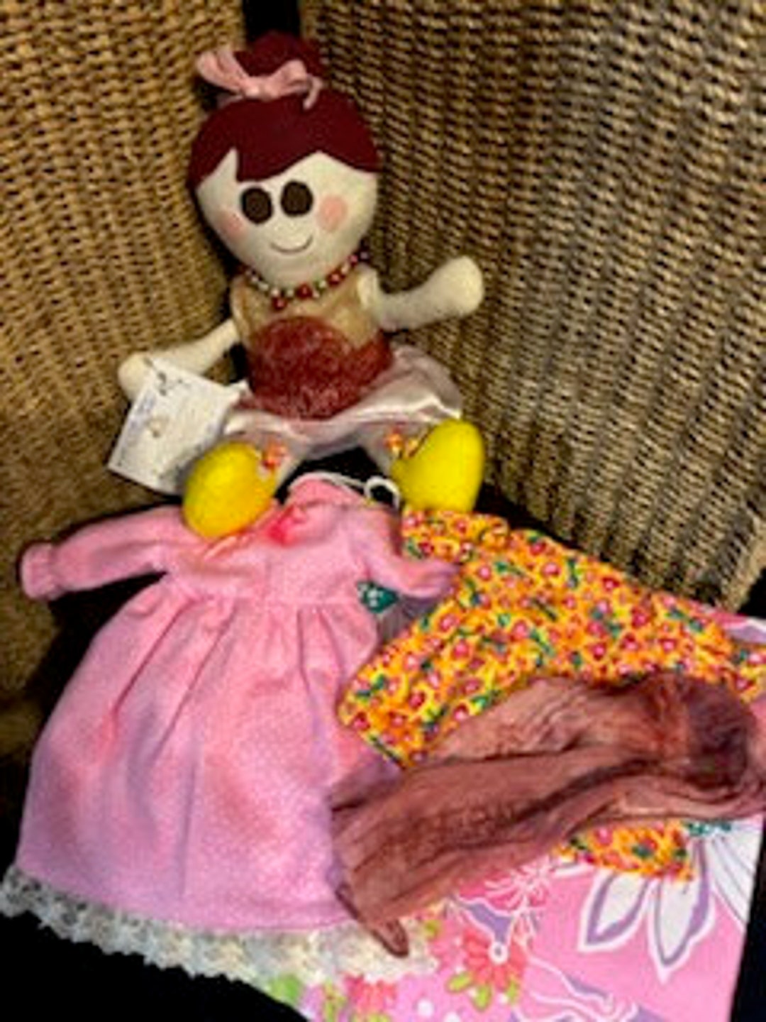 Susie Doll (natural Skin)(red Hair-bun) - Etsy