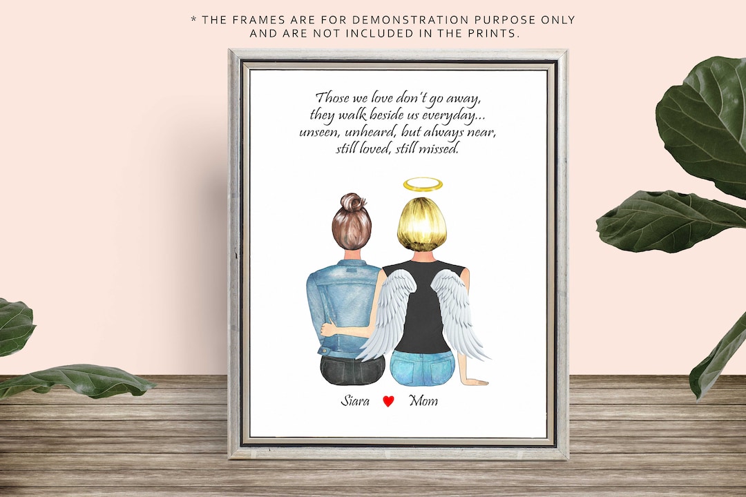 Personalized Memorial Print, in Loving Memory of Mother - Etsy