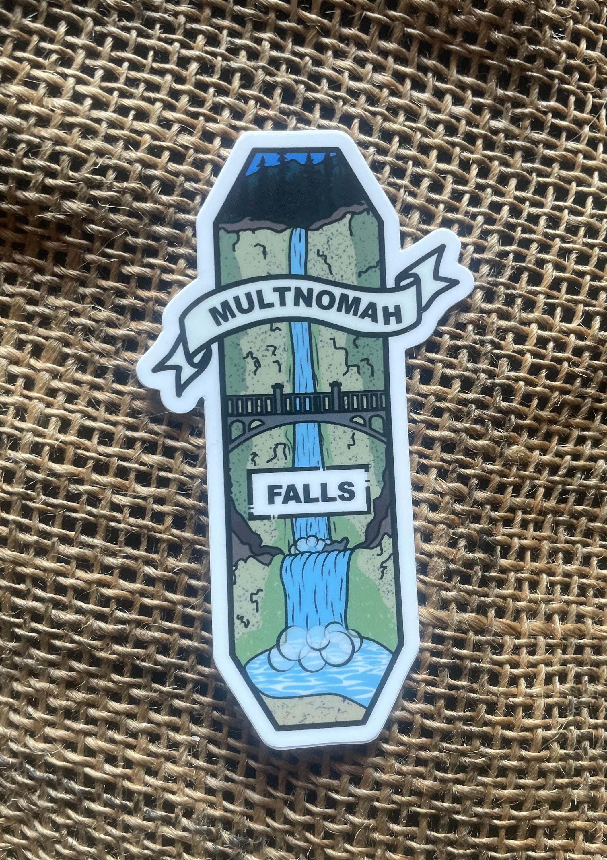 Multnomah Falls Vinyl Sticker - Etsy
